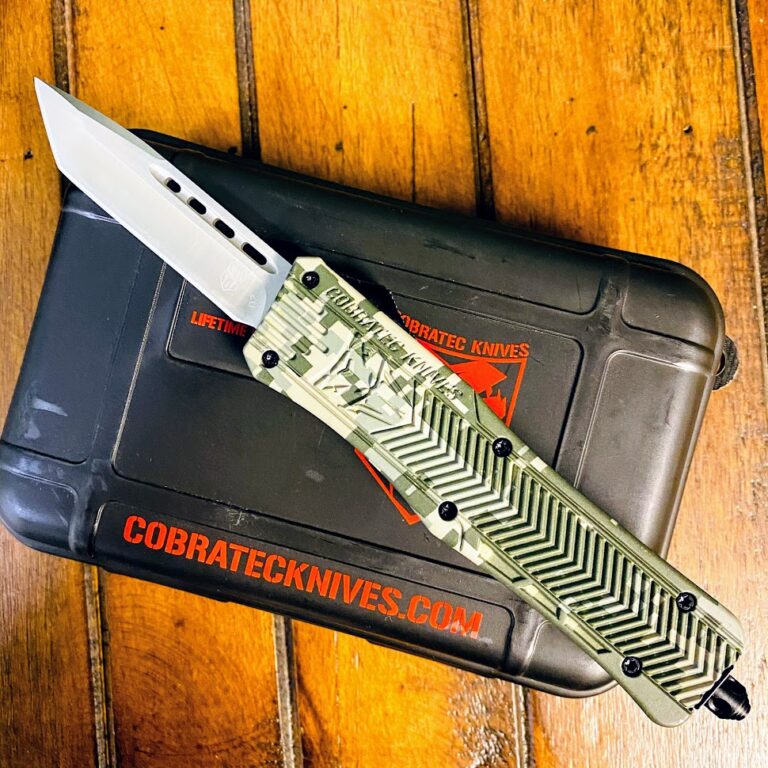 CobraTec OTF Knife - GUNTALK [10 SPOT] - GUNBROS