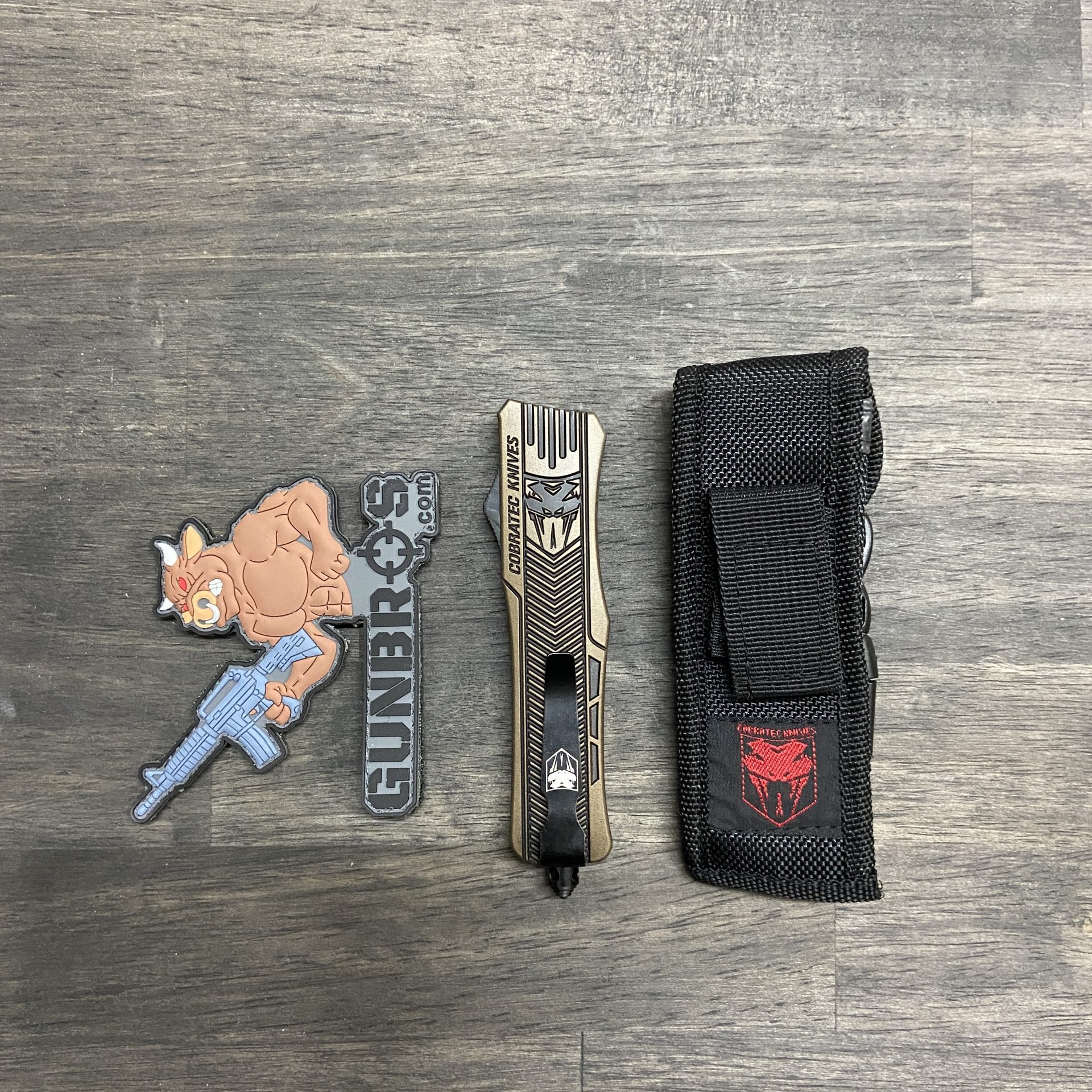 Cobratec OTF Knife - GUNTALK [10 SPOT] - GUNBROS