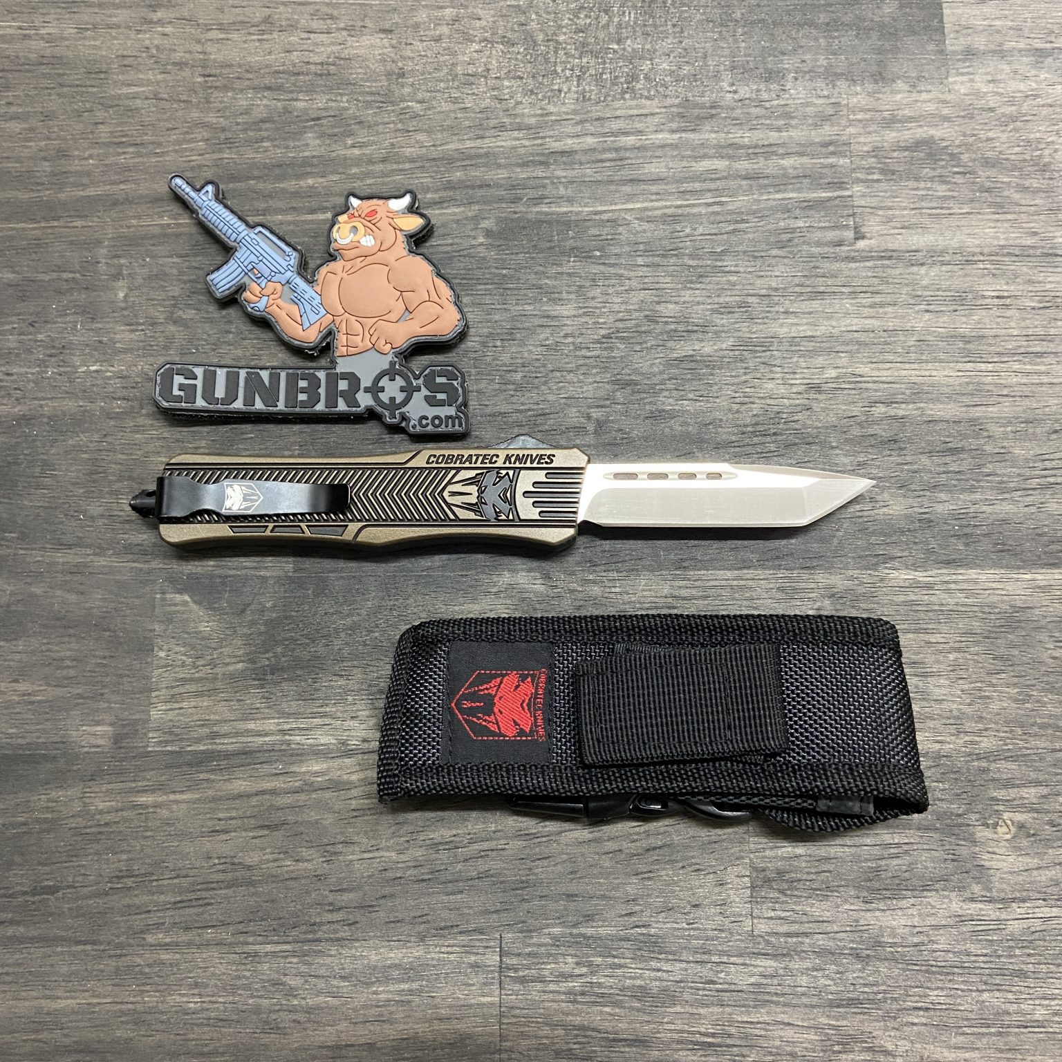 Cobratec OTF Knife - GUNTALK [10 SPOT] - GUNBROS