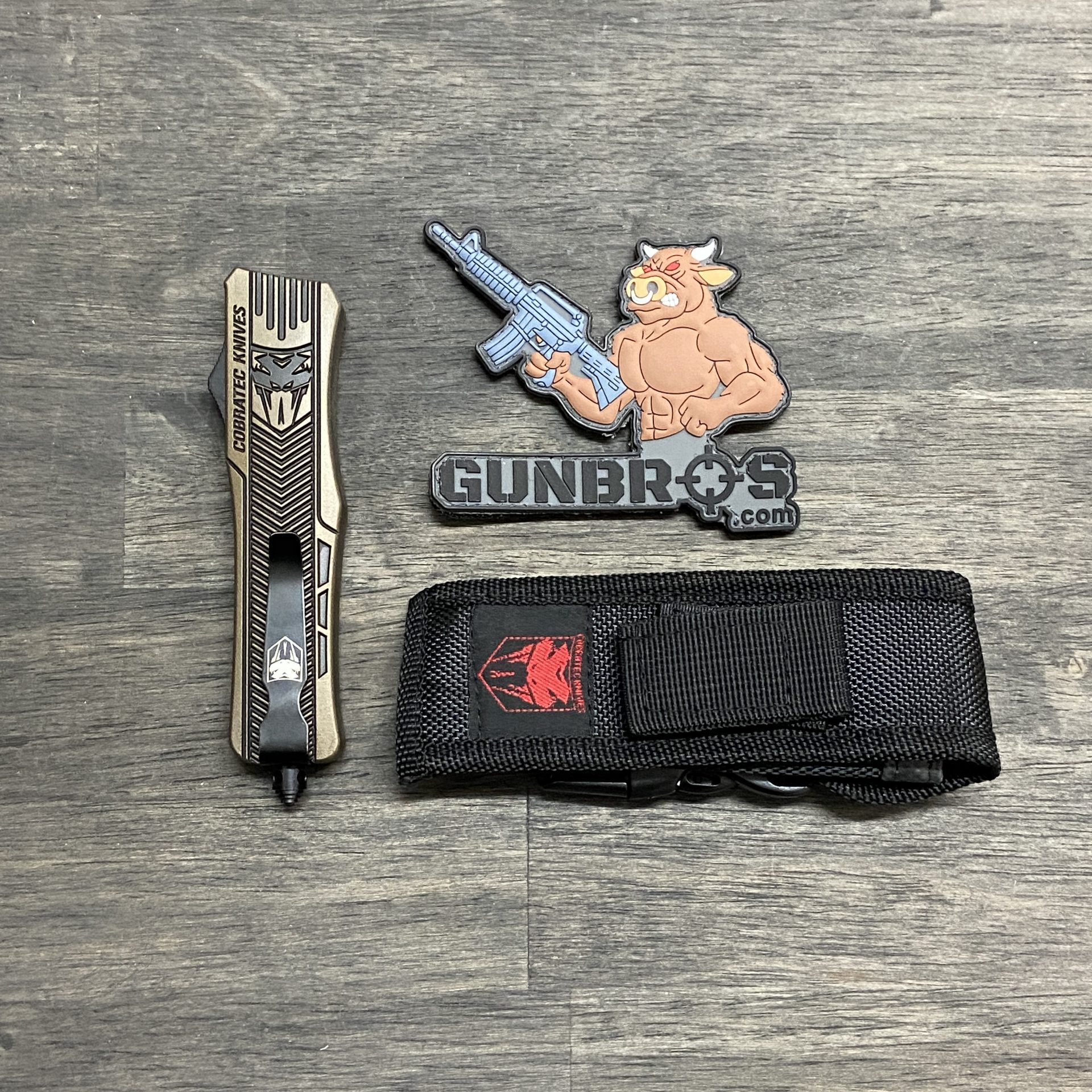 Cobratec OTF Knife - GUNTALK [10 SPOT] - GUNBROS