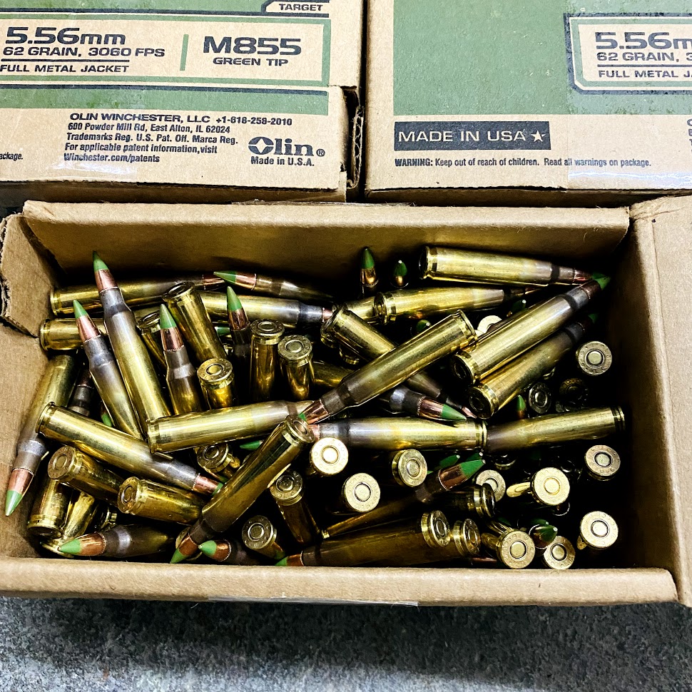 600rds Lake City M855 5.56mm Green Tip - GUNTICKETS [10 SPOT] - GUNBROS