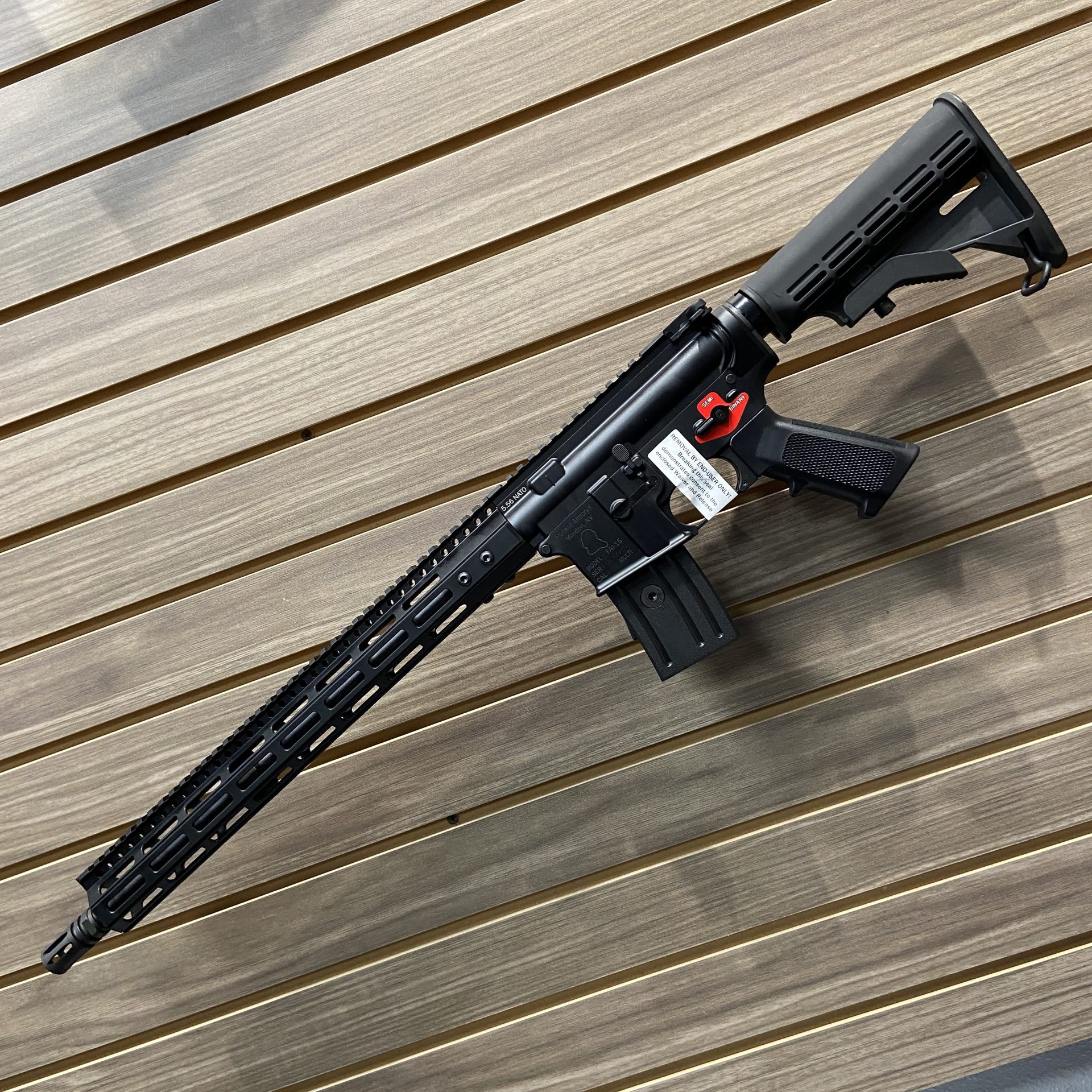 Franklin Armory FAI-15 with BFSIII Binary Trigger - GUNTALK (20 SPOT ...