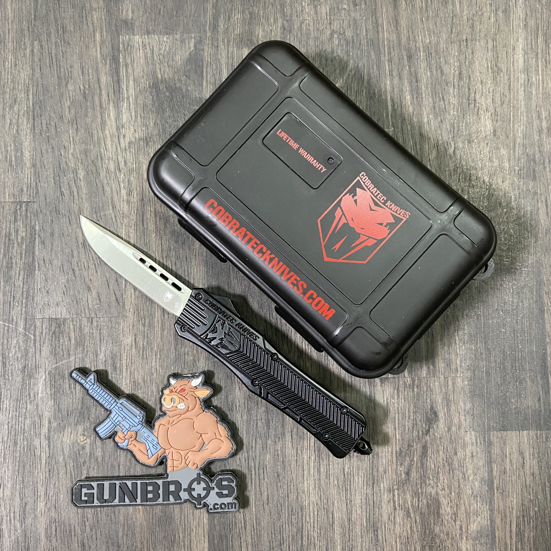 Cobratec OTF Knife - GUNTALK [10 SPOT] - GUNBROS