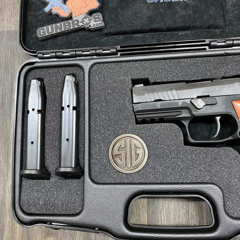 Sig Sauer P320 AXG Classic Custom Works 9mm - GUNTICKETS [20 SPOT ...