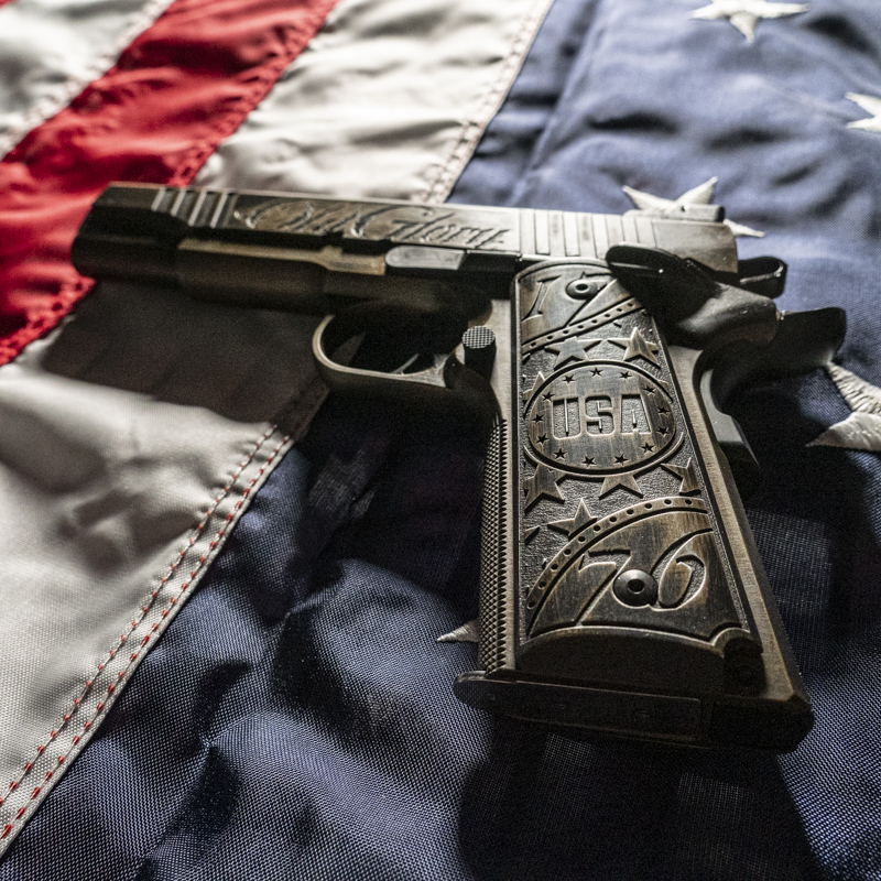 Auto-Ordnance 1911-A1 Old Glory Burnt Bronze .45ACP - GUNTICKETS [40 ...