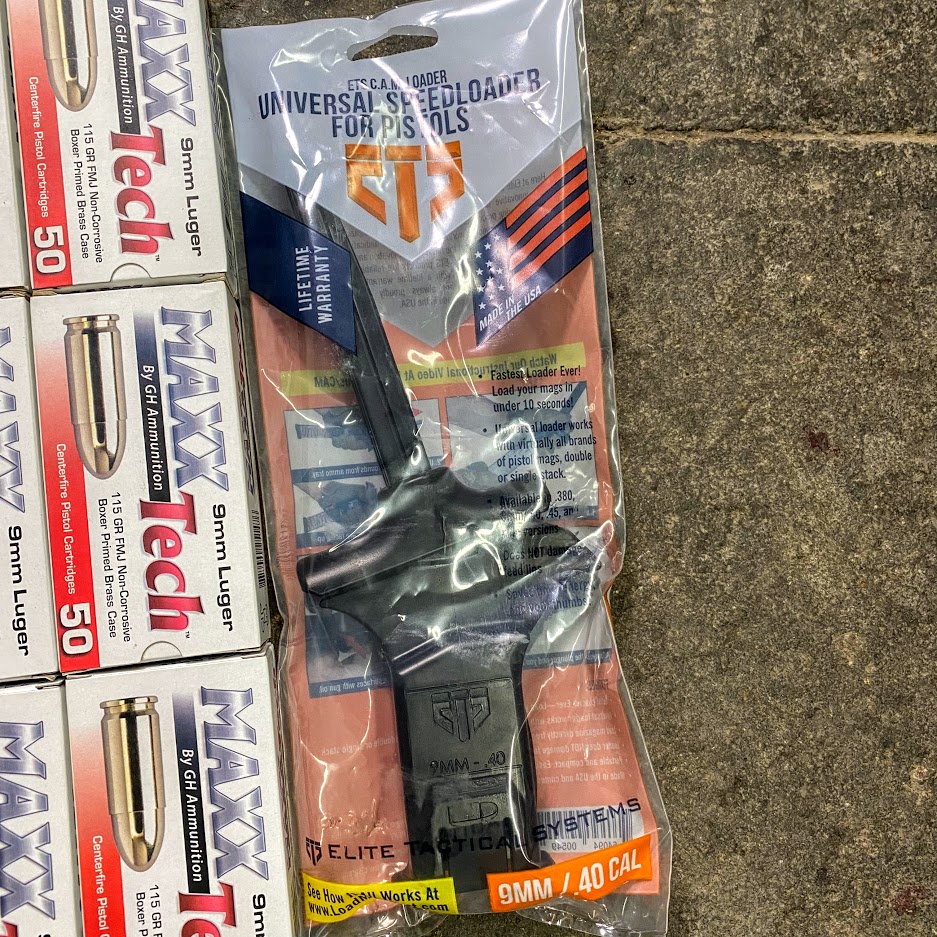 300rds MaxxTech 9mm 5 Magpul PMAG 17rd Glock Mags & ETS Speed Loader ...