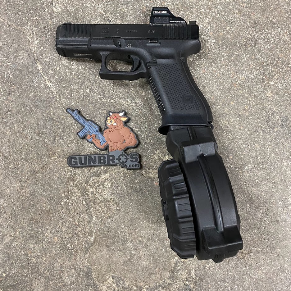 ProMag Glock 9mm 50rd Drum Magazine - GUNTICKETS [10 SPOT] - GUNBROS