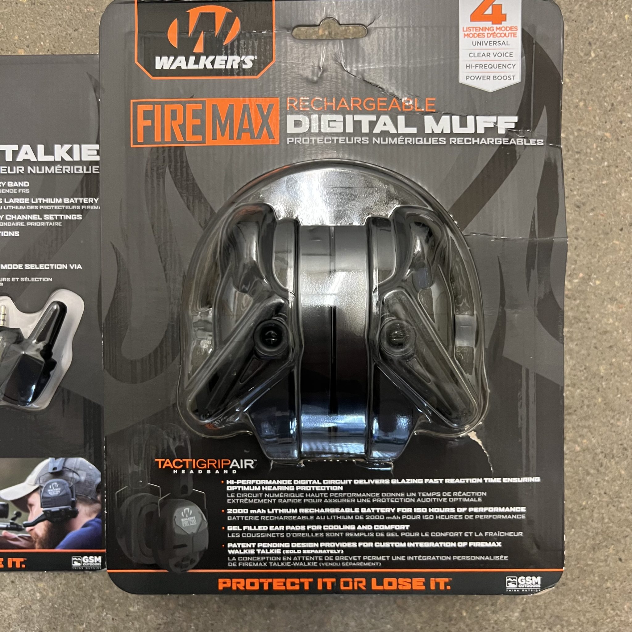 Walkers FIREMAX Ear Protection w/ FIREMAX Walkie Talkie - GUNTICKETS ...