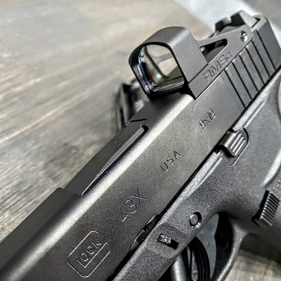 Glock 43x 9mm w/ Shield RMSc Optic - GUNTICKETS [10 SPOT] - GUNBROS
