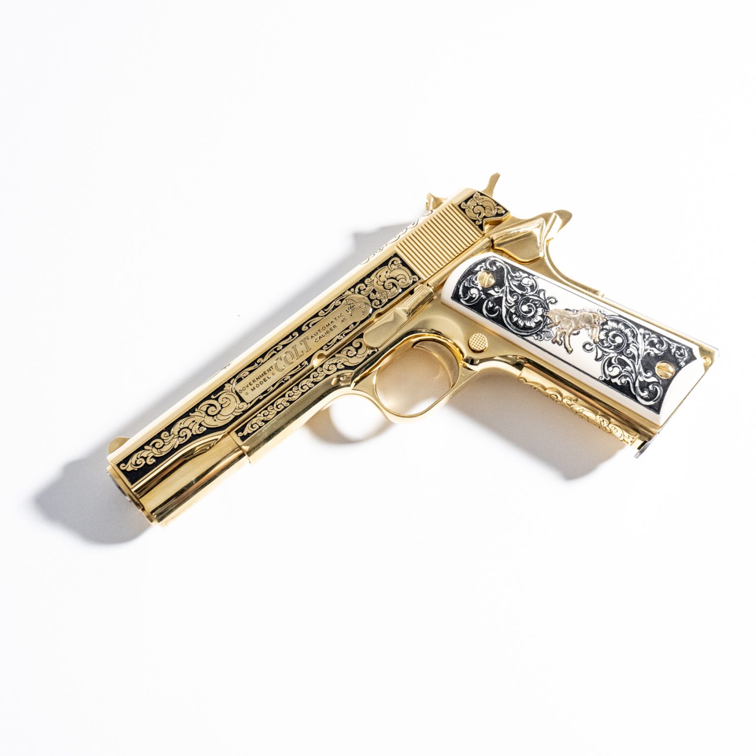 24K Gold Plated Colt 1911 .45 ACP - GUNTICKETS [200 SPOT] - GUNBROS
