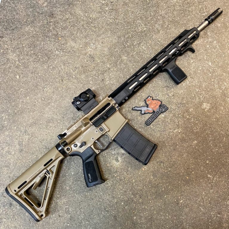 Sig Sauer M400 5.56mm Tread Snakebite Coil FDE w/ Romeo 5 Red Dot ...