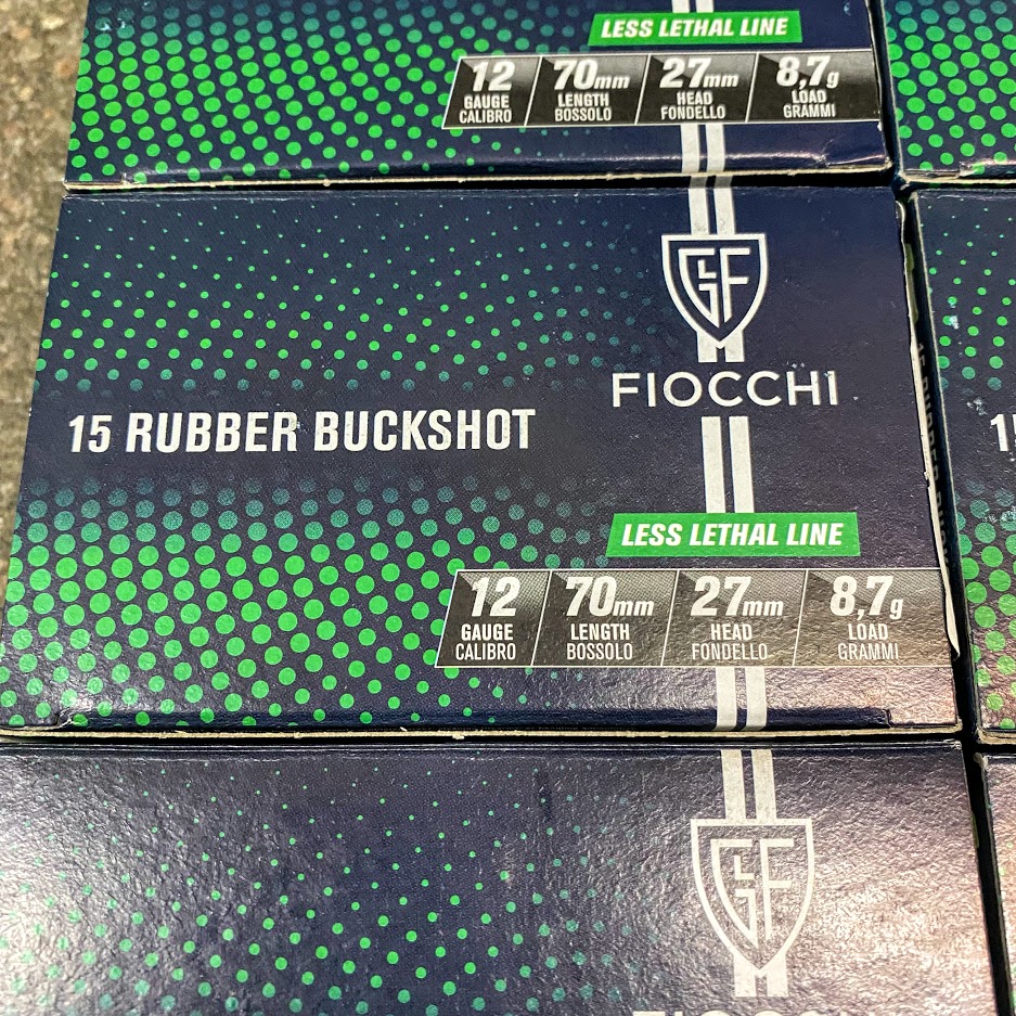 150rds Fiocchi 12ga Rubber Buck Shot 00 Buck - GUNTICKETS [10 SPOT ...