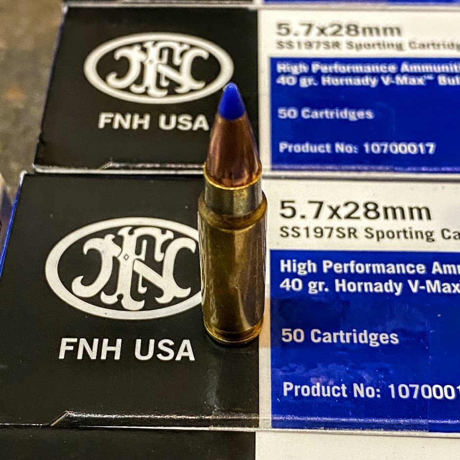 500rds FN 5.7x28mm SS197SR V-Max 40gr - GUNTICKETS [10 SPOT] - GUNBROS