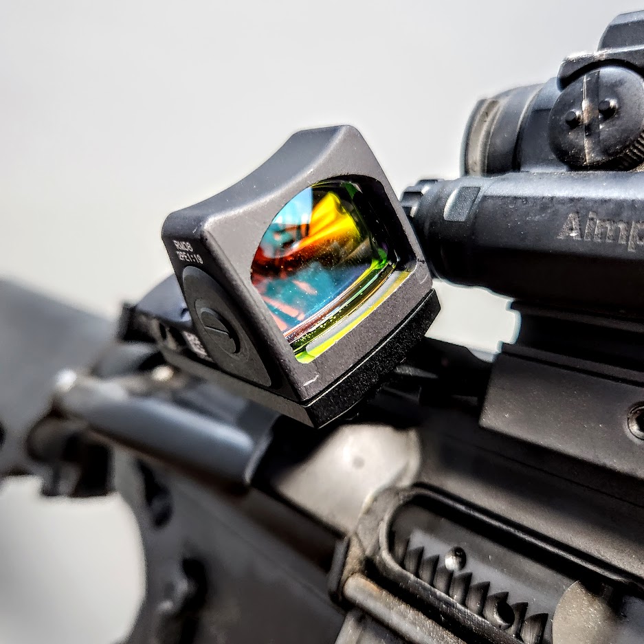 Trijicon RMR 3.25MOA Red Dot w/ Swampfox Rebel Offset Mount ...