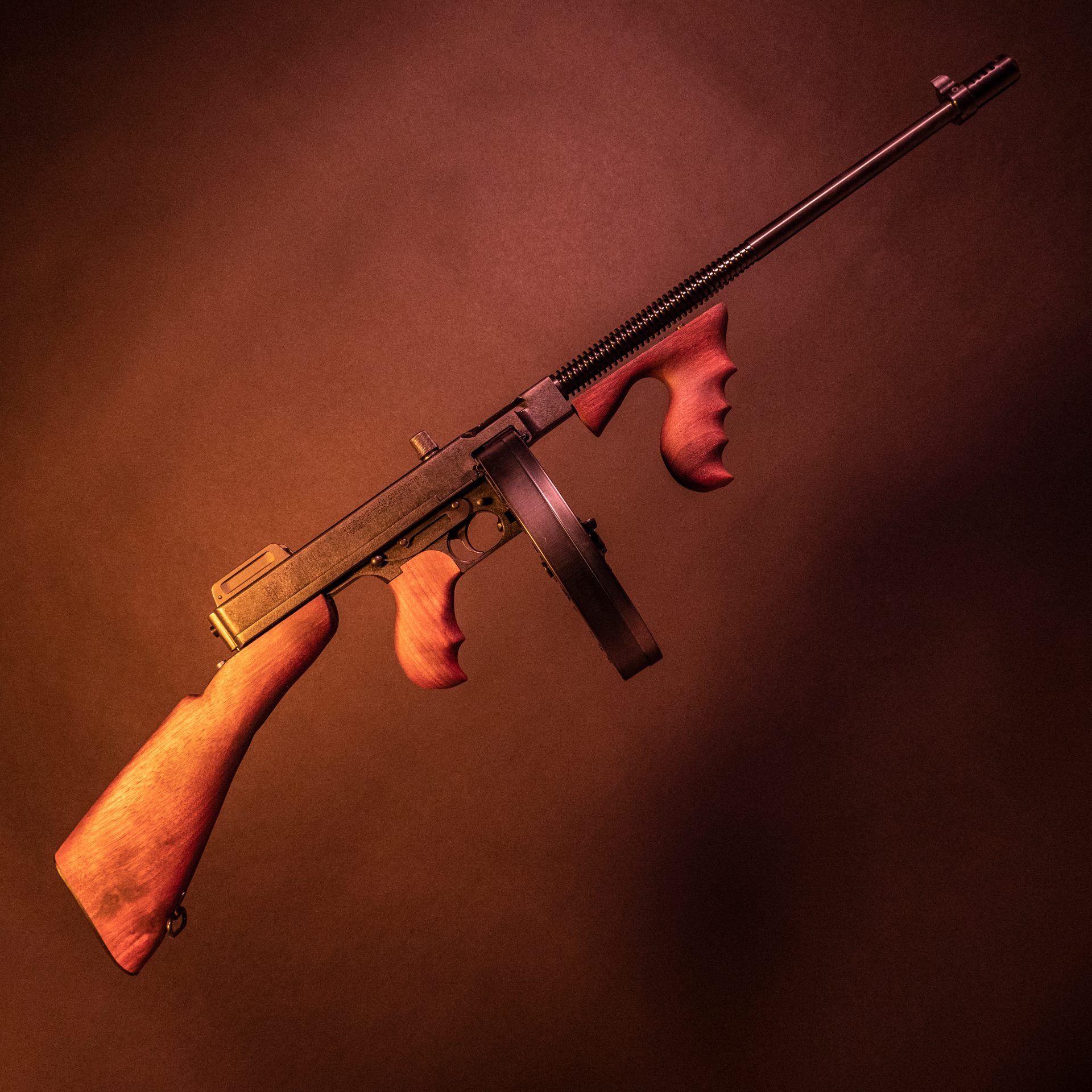 Auto Ordnance Thompson 1927A-1 Deluxe .45ACP w/ 50rd Drum - GUNTICKETS ...