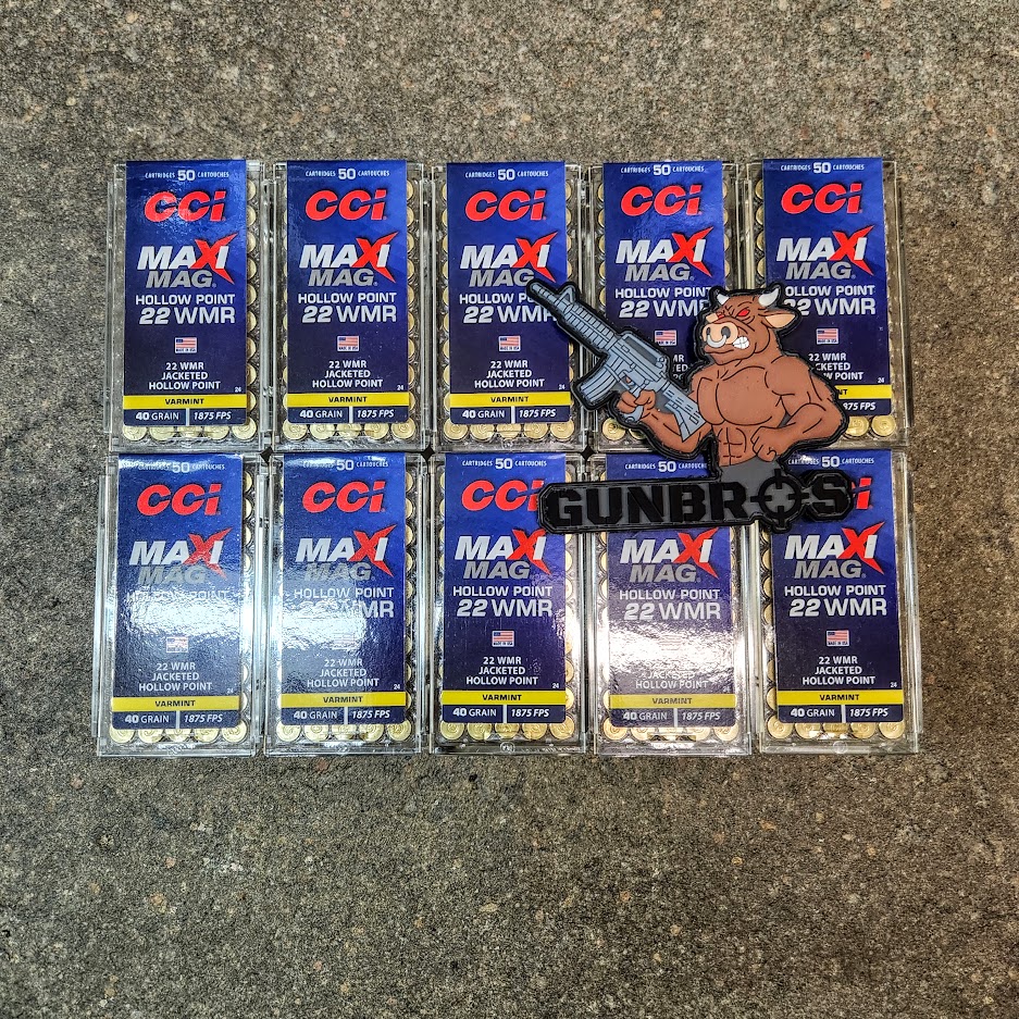 500rds CCI Maxi-Mag 22 Magnum JHP - GUNTICKETS [10 SPOT] - GUNBROS