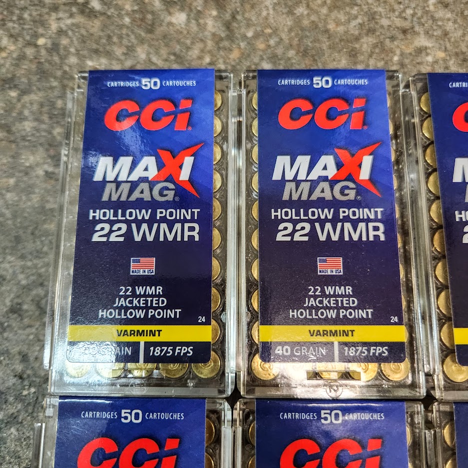 500rds CCI Maxi-Mag 22 Magnum JHP - GUNTICKETS [10 SPOT] - GUNBROS