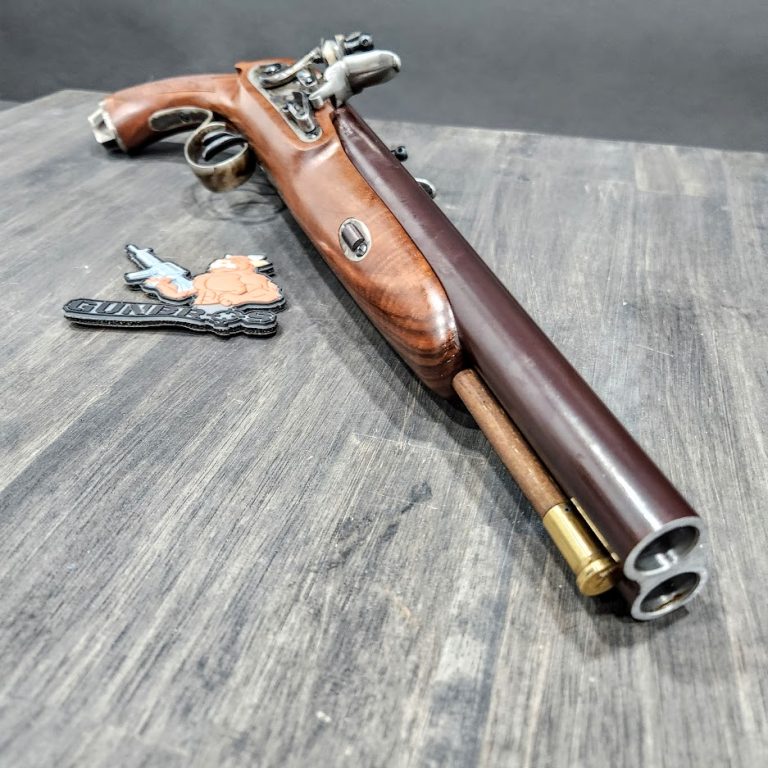 Pedersoli Howdah Hunter Double Barrel Flint Lock 20GA - GUNTICKETS [20 ...