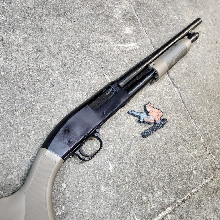 Mossberg Maverick 88 Security FDE 12GA 18.5" - GUNTICKETS [10 SPOT ...