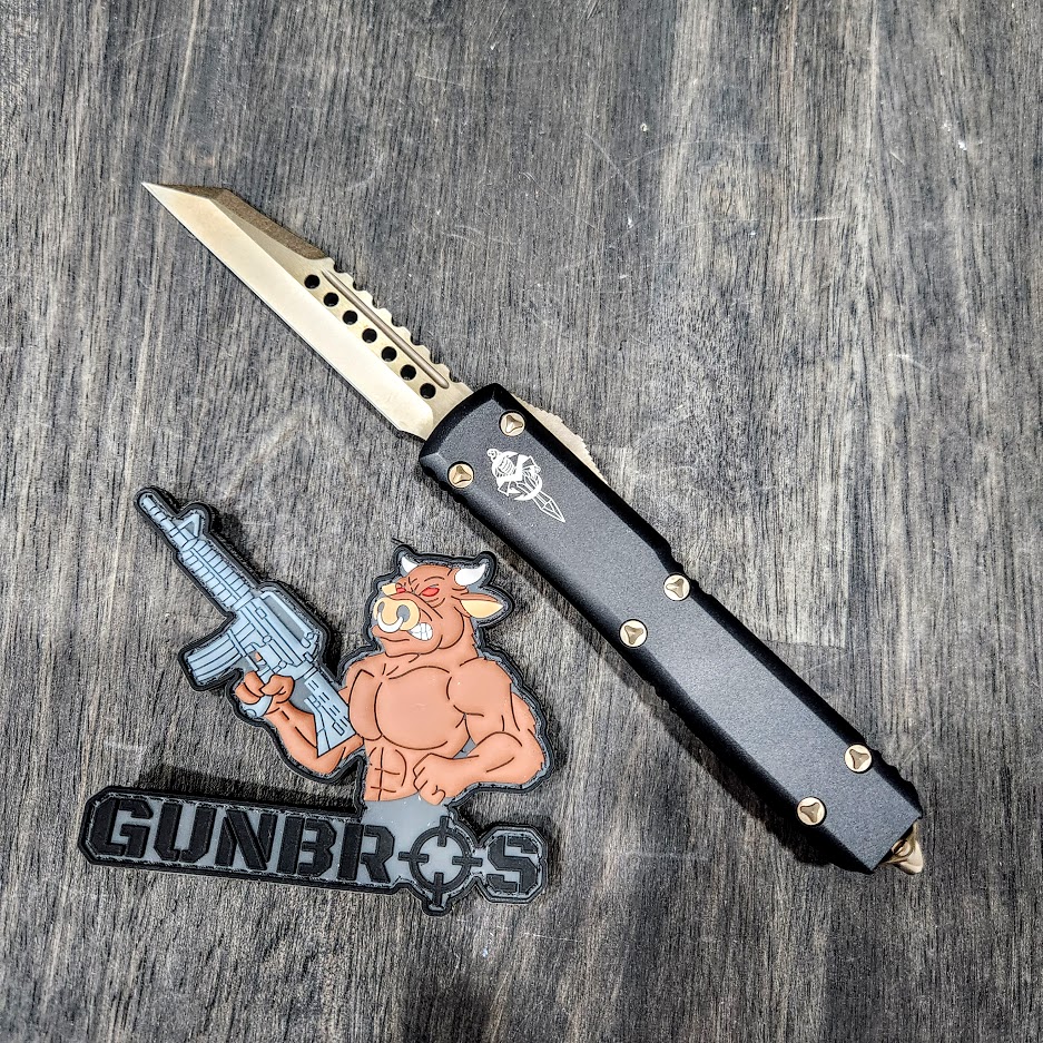 Microtech Ultratech Warhound Bronzed OTF Knife - GUNTICKETS [20 SPOT ...