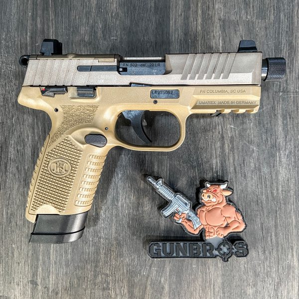 FN 502 FDE Tactical .22LR - GUNTICKETS [20 SPOT] - GUNBROS