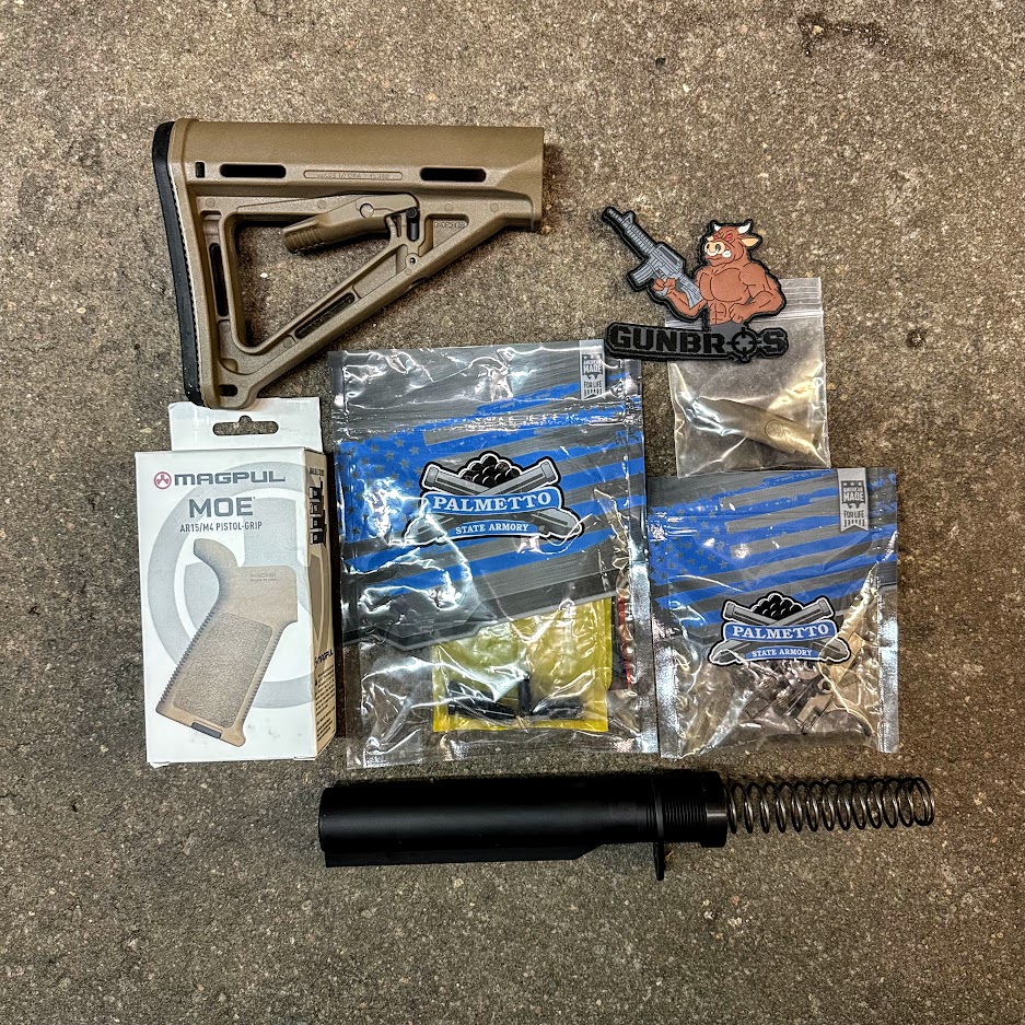Palmetto State Armory Magpul MOE FDE Lower Build Kit AR15 - GUNTICKETS ...