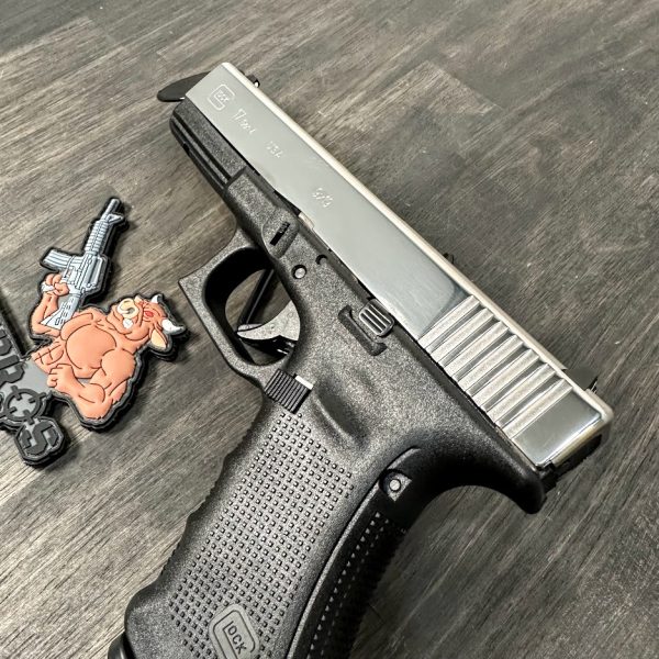 Glock 17 9mm Polished Stainless Slide - GUNTICKETS [10 SPOT] - GUNBROS