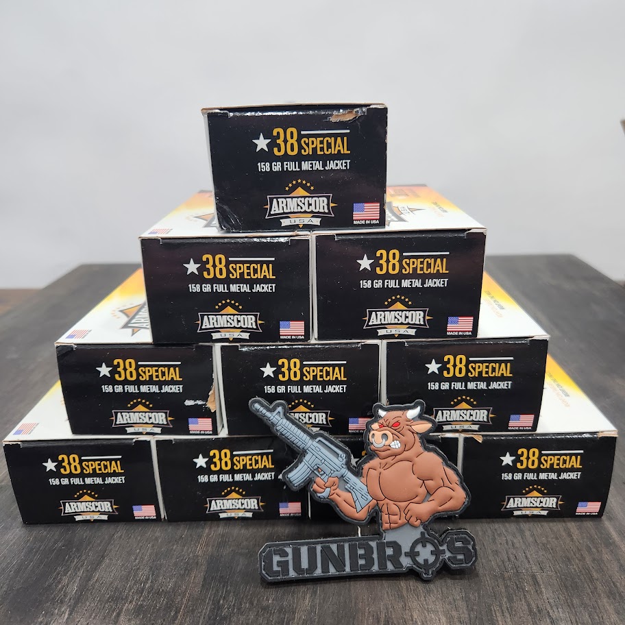 500rds Armscor .38 Special FMJ - GUNTICKETS [10 SPOT] - GUNBROS