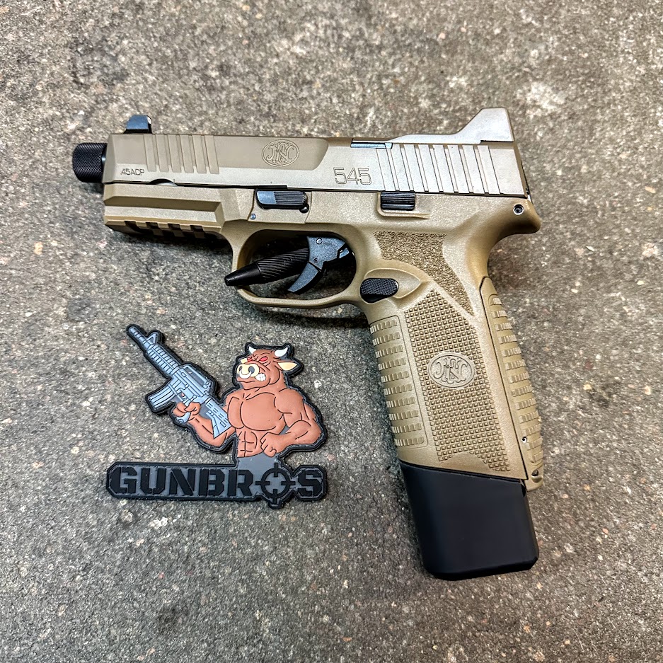 FN 545 Tactical .45 ACP FDE - GUNTICKETS [20 SPOT] - GUNBROS