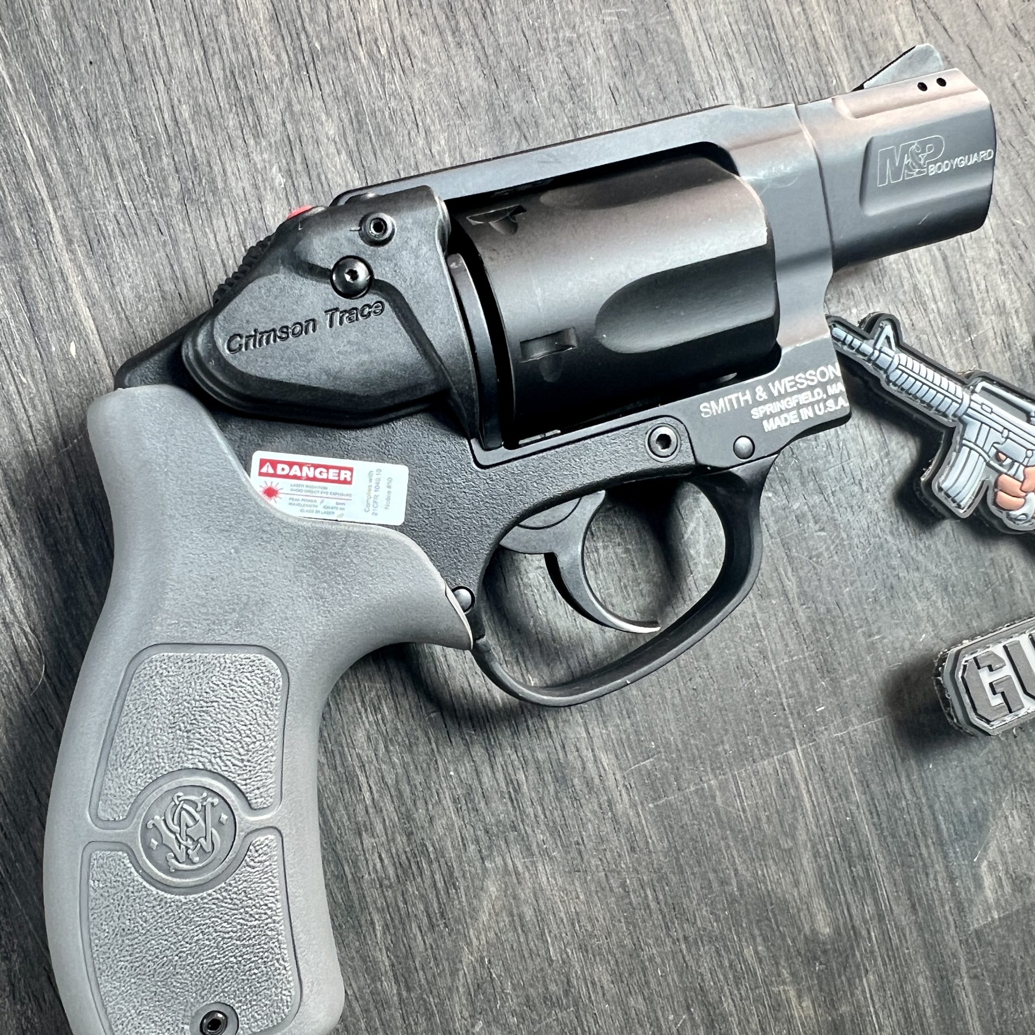 Smith & Wesson M&P Bodyguard 38 SPL+P w/ Crimson Trace Laser ...
