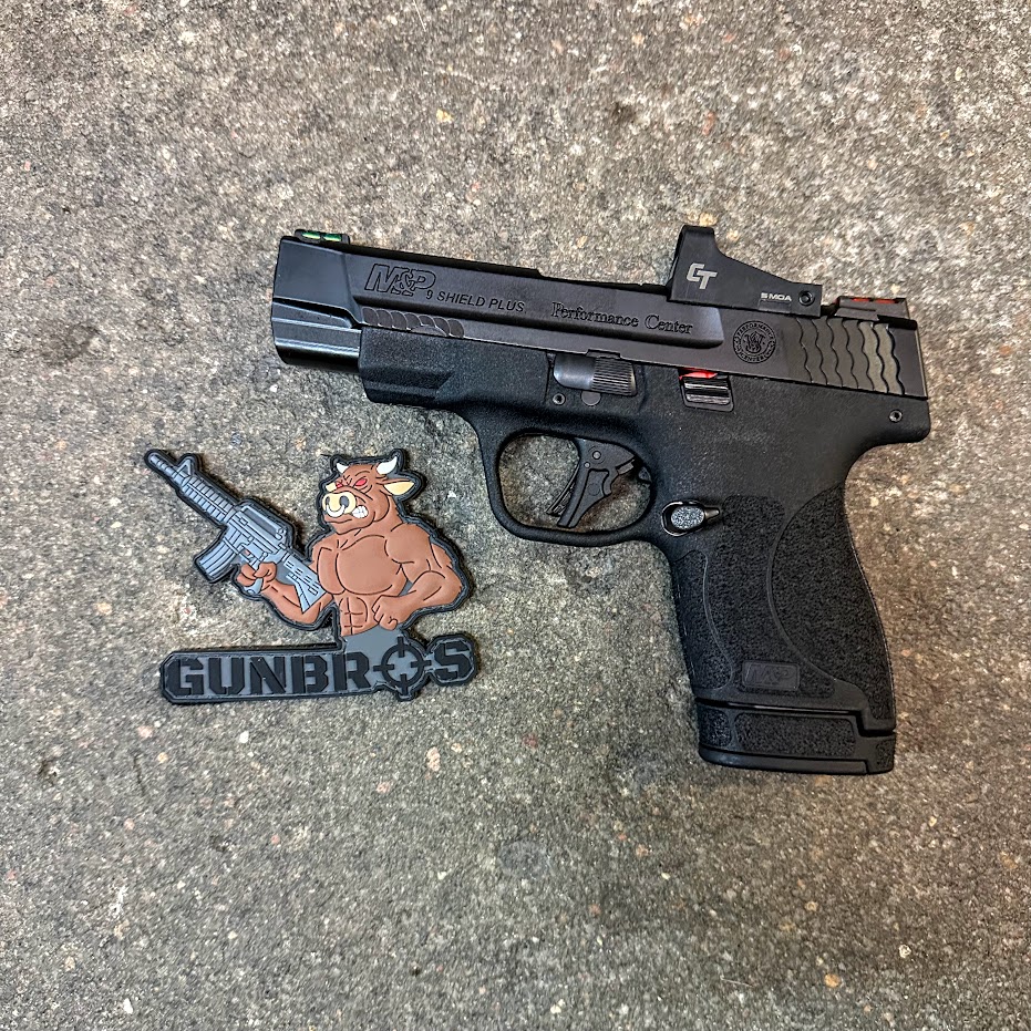 Smith & Wesson M&P 9mm Shield Plus w/ Crimson Trace Red Dot ...