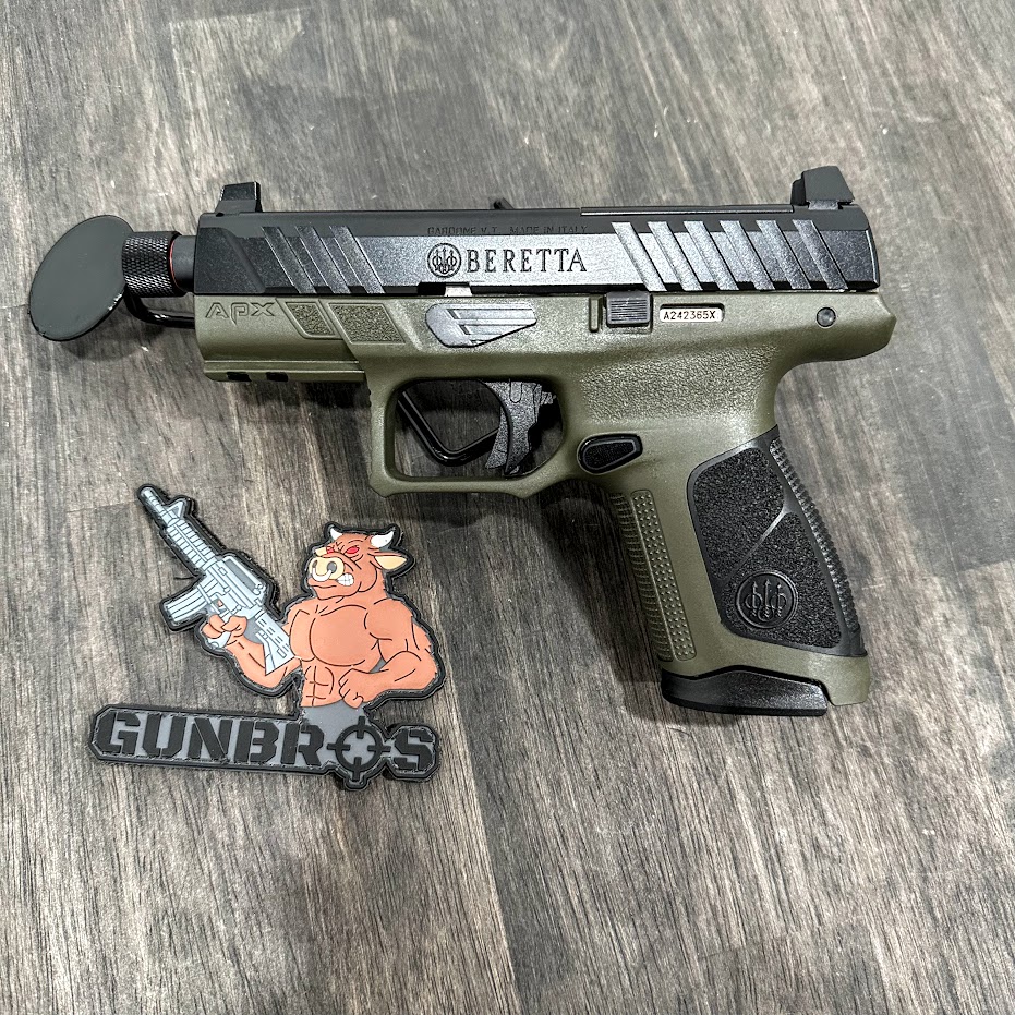 Beretta APX A1 Compact Tactical 9mm ODG - GUNTICKETS [10 SPOT] - GUNBROS