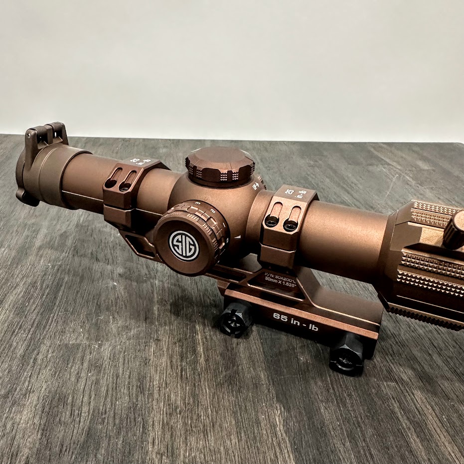 Sig Sauer Tango MSR 1-6x24mm w/ Mount FDE - GUNTICKETS [10 SPOT] - GUNBROS