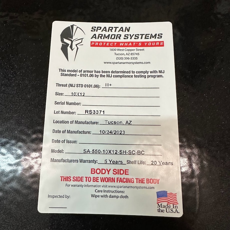 Spartan Leonidas Plate Carrier w/ Level 3+ Plates - GUNTICKETS [10 SPOT ...