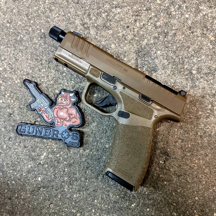 Springfield Hellcat Pro OSP FDE Threaded Barrel 9mm - GUNTICKETS [10 ...