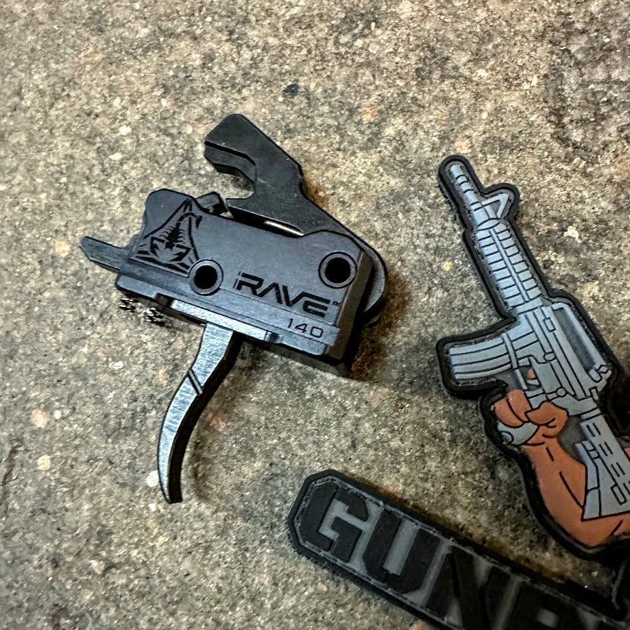 Rise Armament RAVE 140 Single Stage 3.5lb AR Trigger - GUNTICKETS [10 SPOT] - GUNBROS
