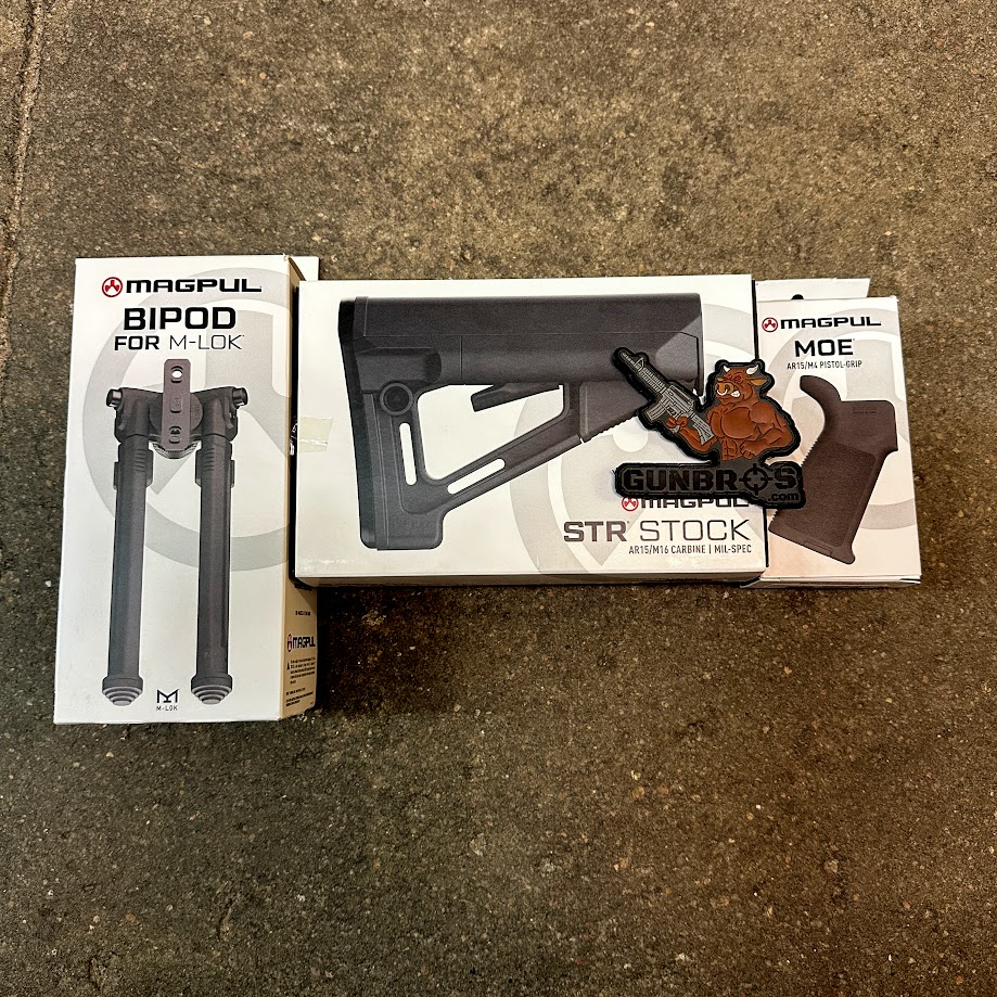 Magpul Accessory Bundle (M-LOK Bipod, STR Stock, MOE Grip) - GUNTICKETS ...