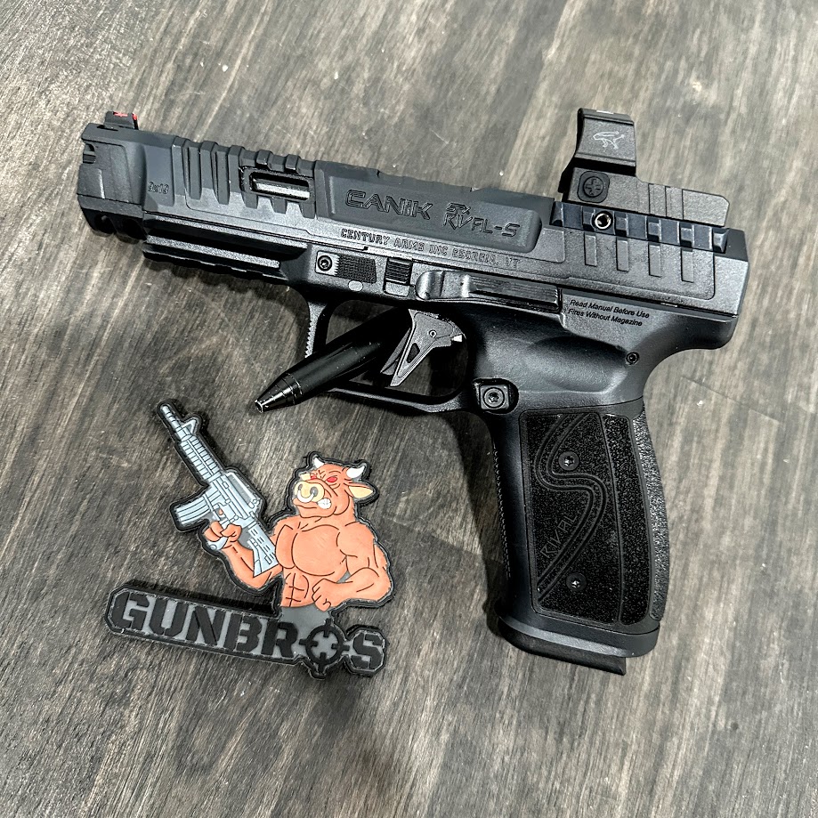 Canik SFX Rival-S Darkside (Steel Frame) 9mm w/ Mecanik MO2 Red Dot - GUNTICKETS [20 SPOT] - GUNBROS