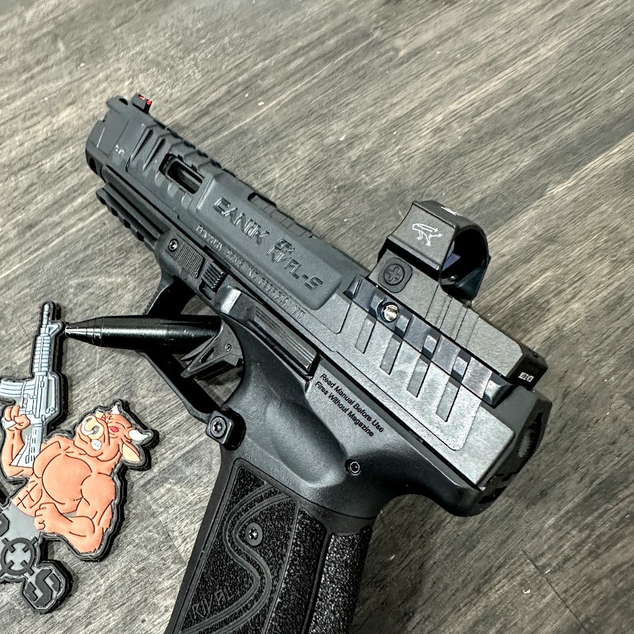 Canik SFX Rival-S Darkside (Steel Frame) 9mm w/ Mecanik MO2 Red Dot - GUNTICKETS [20 SPOT] - GUNBROS