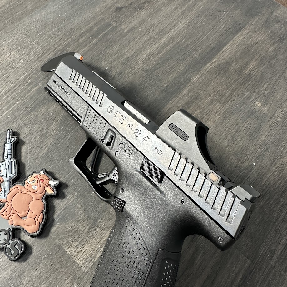 CZ P10F 9mm w/ Holosun SCS Green Dot - GUNTICKETS [10 SPOT] - GUNBROS