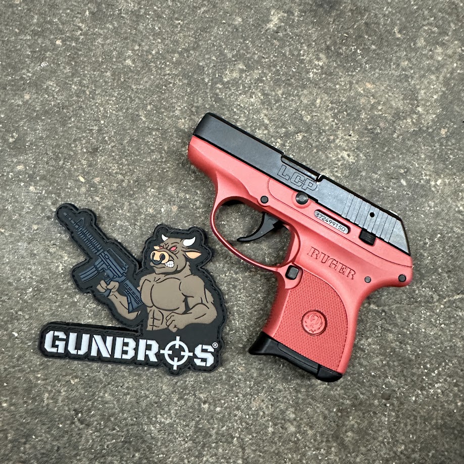 Ruger LCP .380 ACP Red Frame - GUNTICKETS [10 SPOT] - GUNBROS