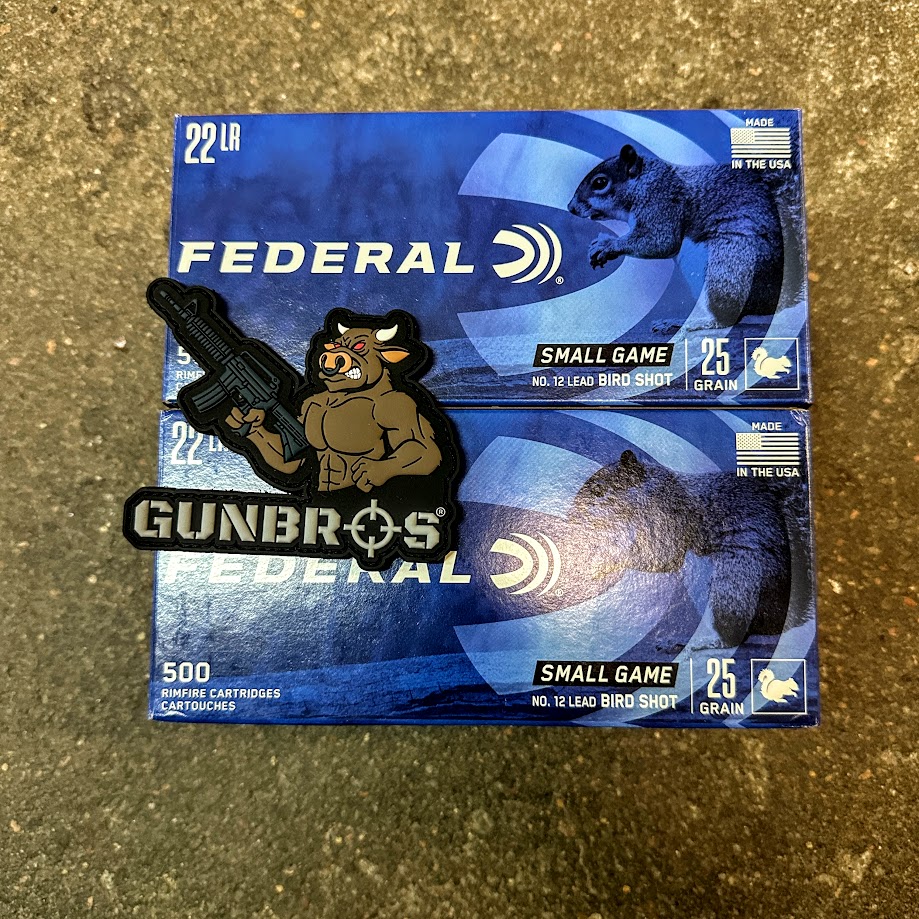 1000rds Federal Small Game .22LR #12 Lead Shot - GUNTICKETS [10 SPOT ...