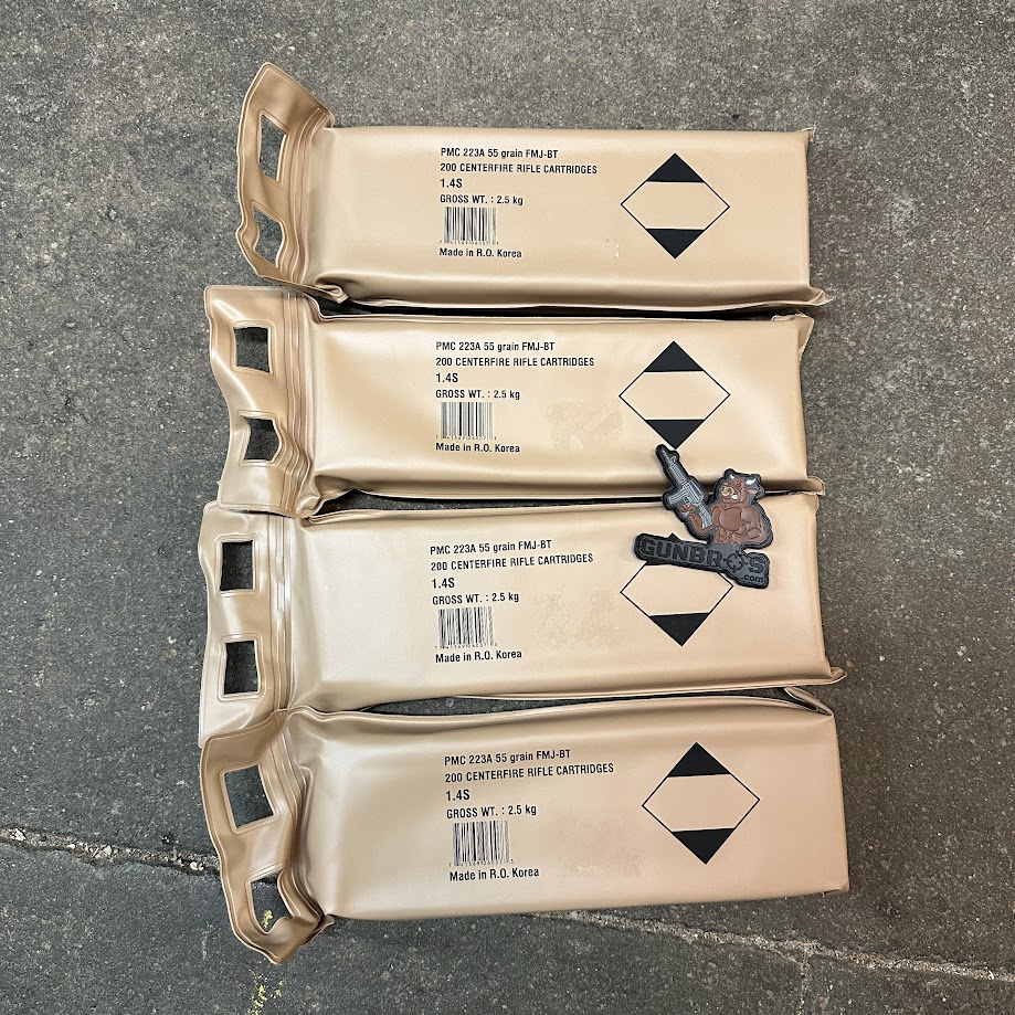 800rds PMC Bronze .223 55gr FMJ Battle Packs - GUNTICKETS [10 SPOT ...