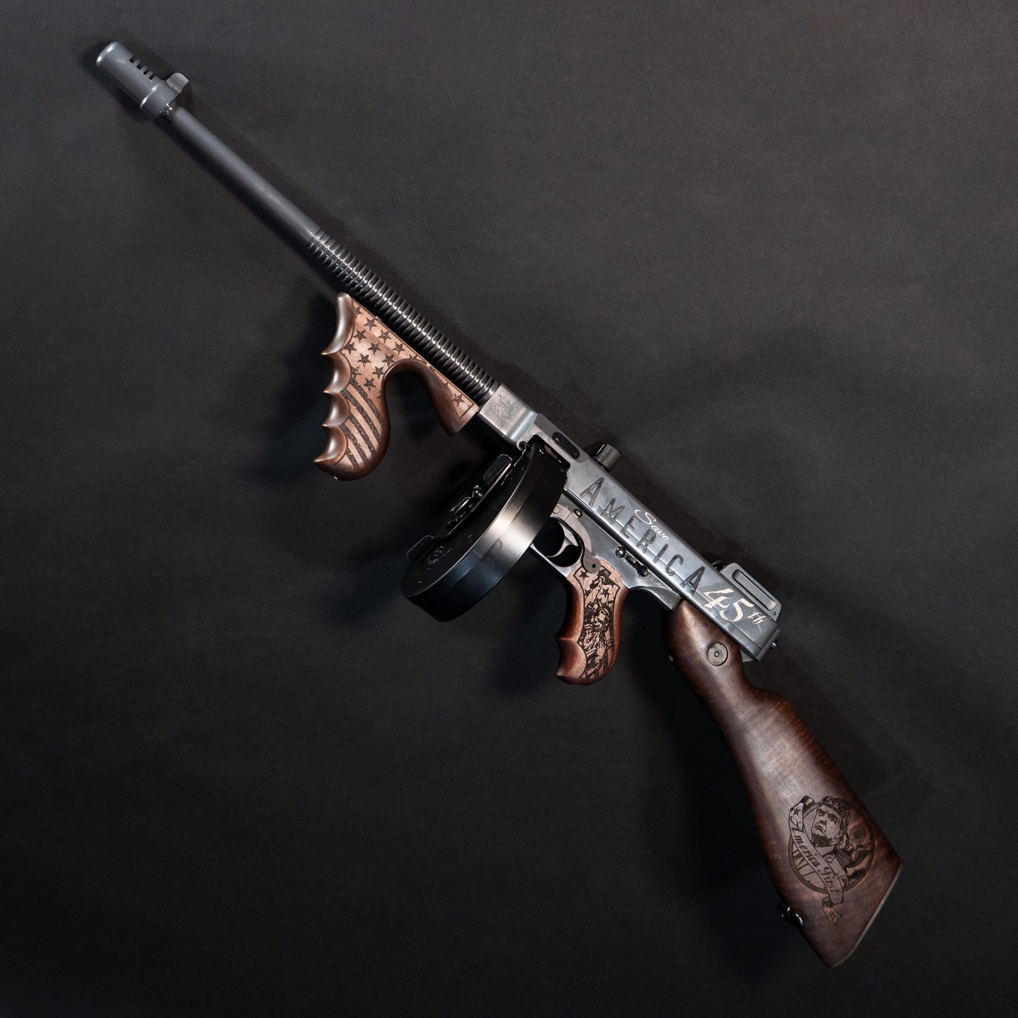 Auto Ordnance Thompson Trump Save America Edition .45 ACP - GUNTICKETS ...