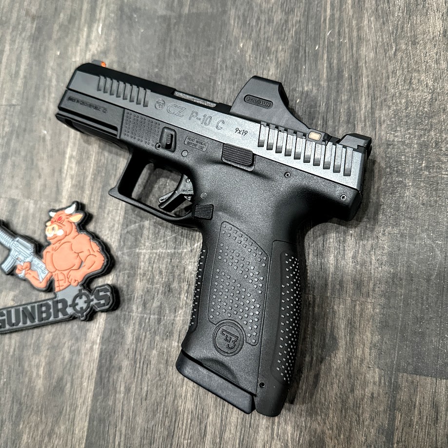 CZ P-10C 9mm w/ Holosun SCC Green Dot - GUNTICKETS [10 SPOT] - GUNBROS