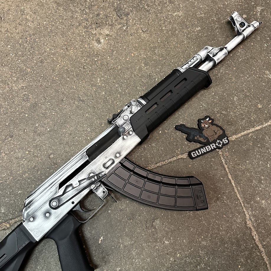 Century VSKA 7.62x39mm Distressed White - GUNTICKETS [20 SPOT] - GUNBROS