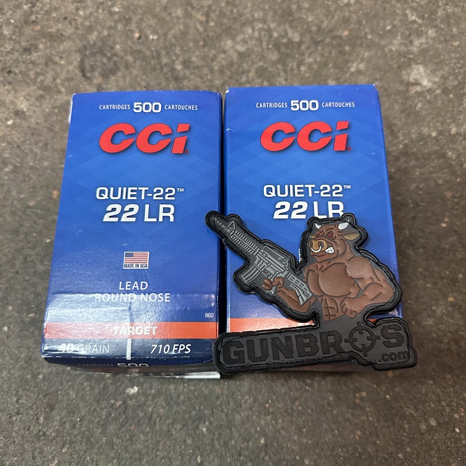 1000rds CCI Quiet-22 .22LR - GUNTICKETS [10 SPOT] - GUNBROS