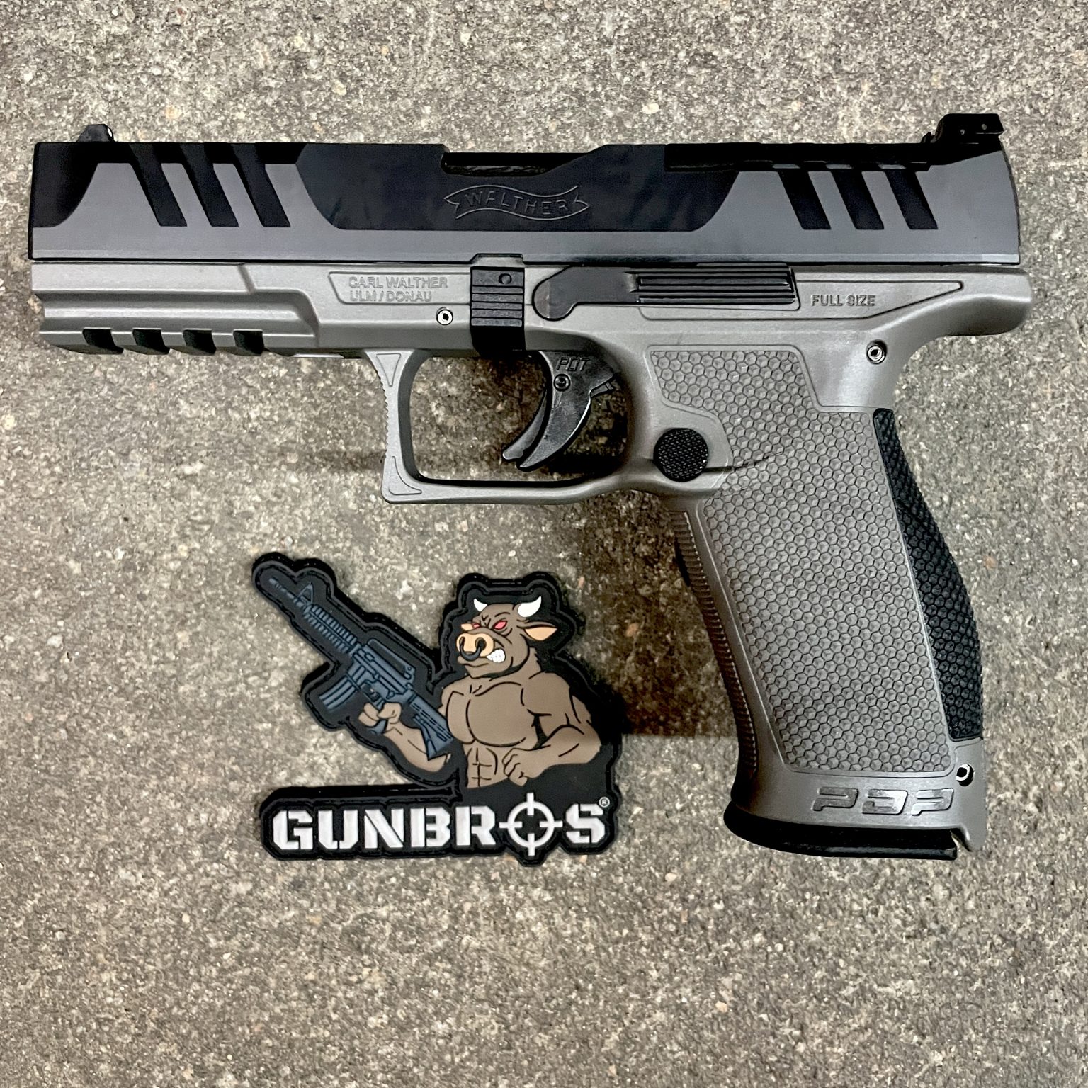 Walther PDP FS Tungsten Grey 9mm - GUNTICKETS [10 SPOT] - GUNBROS