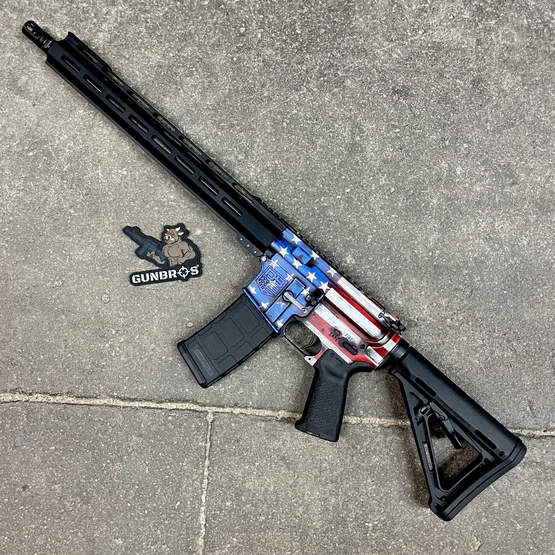 Diamondback DB15 American Flag 5.56 16" - GUNTICKETS [20 SPOT] - GUNBROS