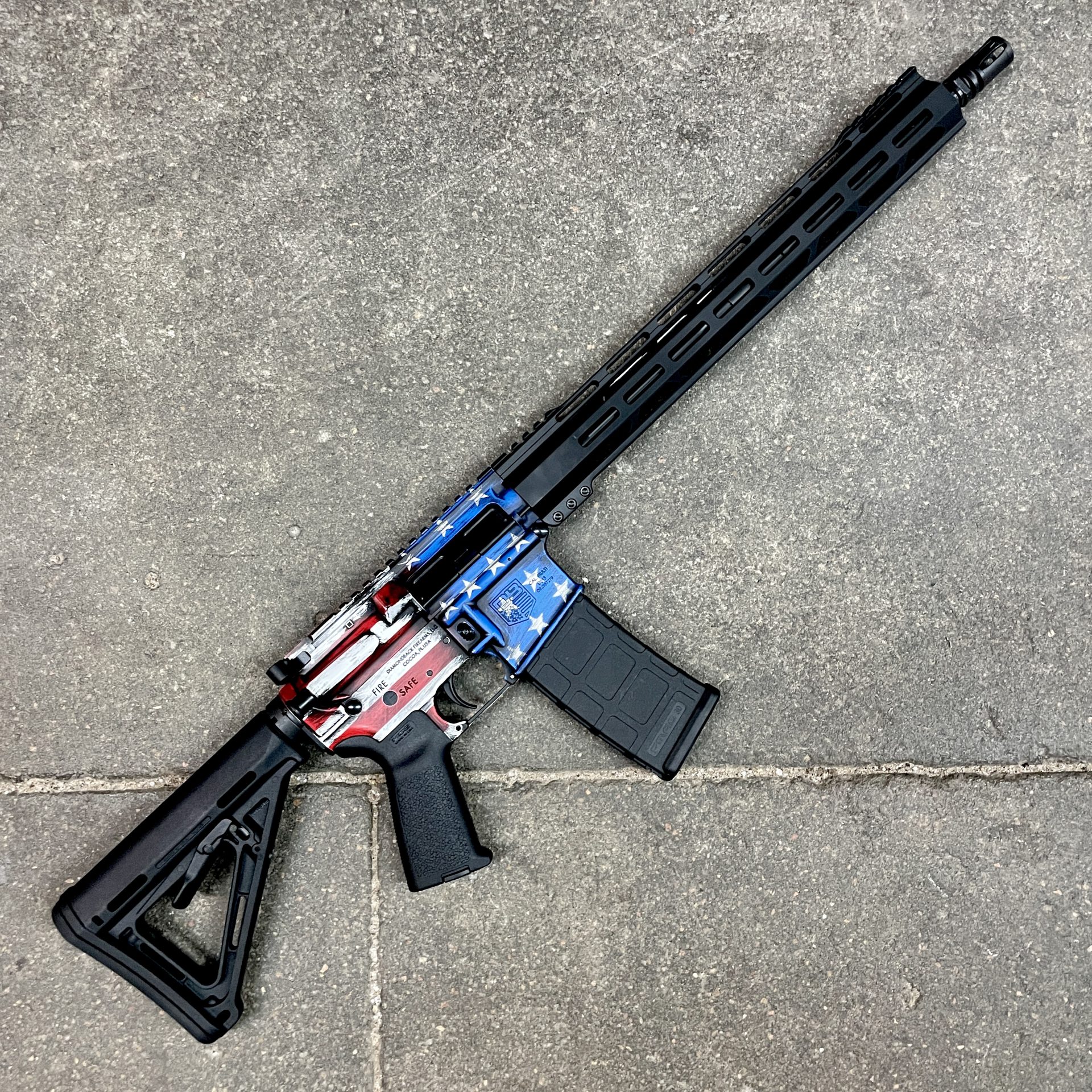 Diamondback DB15 American Flag 5.56 16" - GUNTICKETS [20 SPOT] - GUNBROS